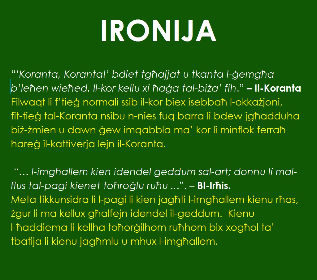 Termini Letterarji | It-tagħlim tal-Malti fl-iskejjel tal-Knisja
