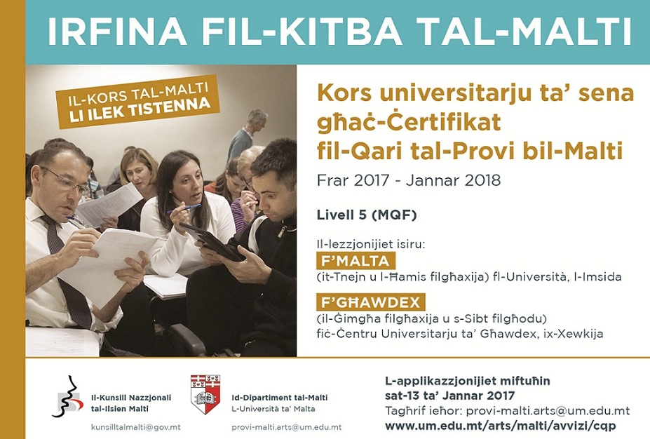 Il-Kors fil-Qari tal-Provi bil-Malti (Livell 5 – MQF) | It-tagħlim tal ...